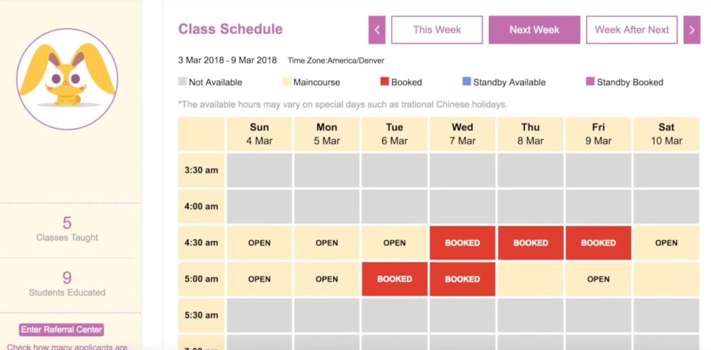 Magic-Ears-Schedule - Let's TEFL