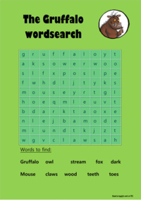 gruffalo-worksheet-3 - Let's TEFL